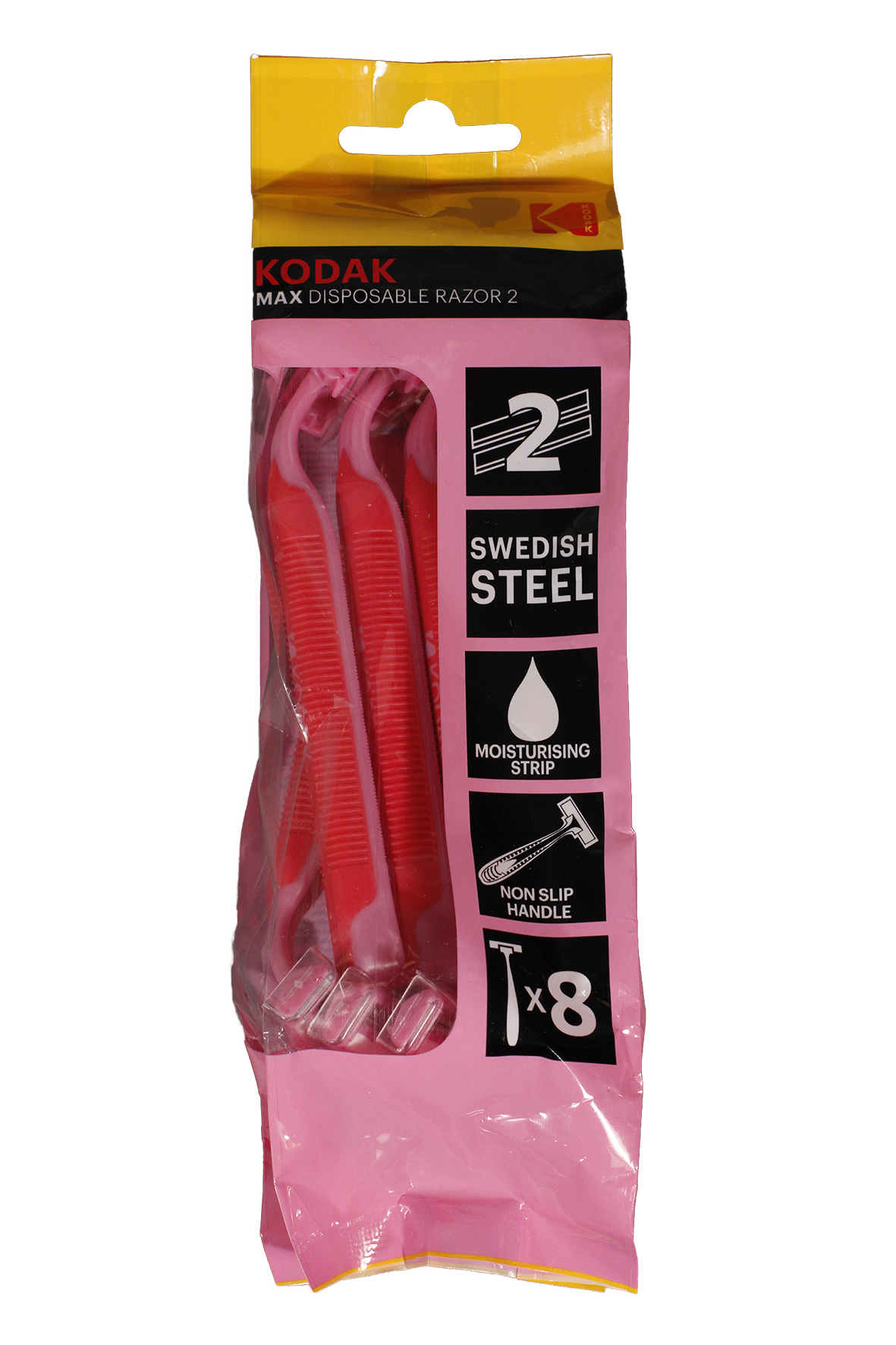 Kodak Disposable Razor MAX 2 wegwerpscheermesjes 8 pack | B-lizz